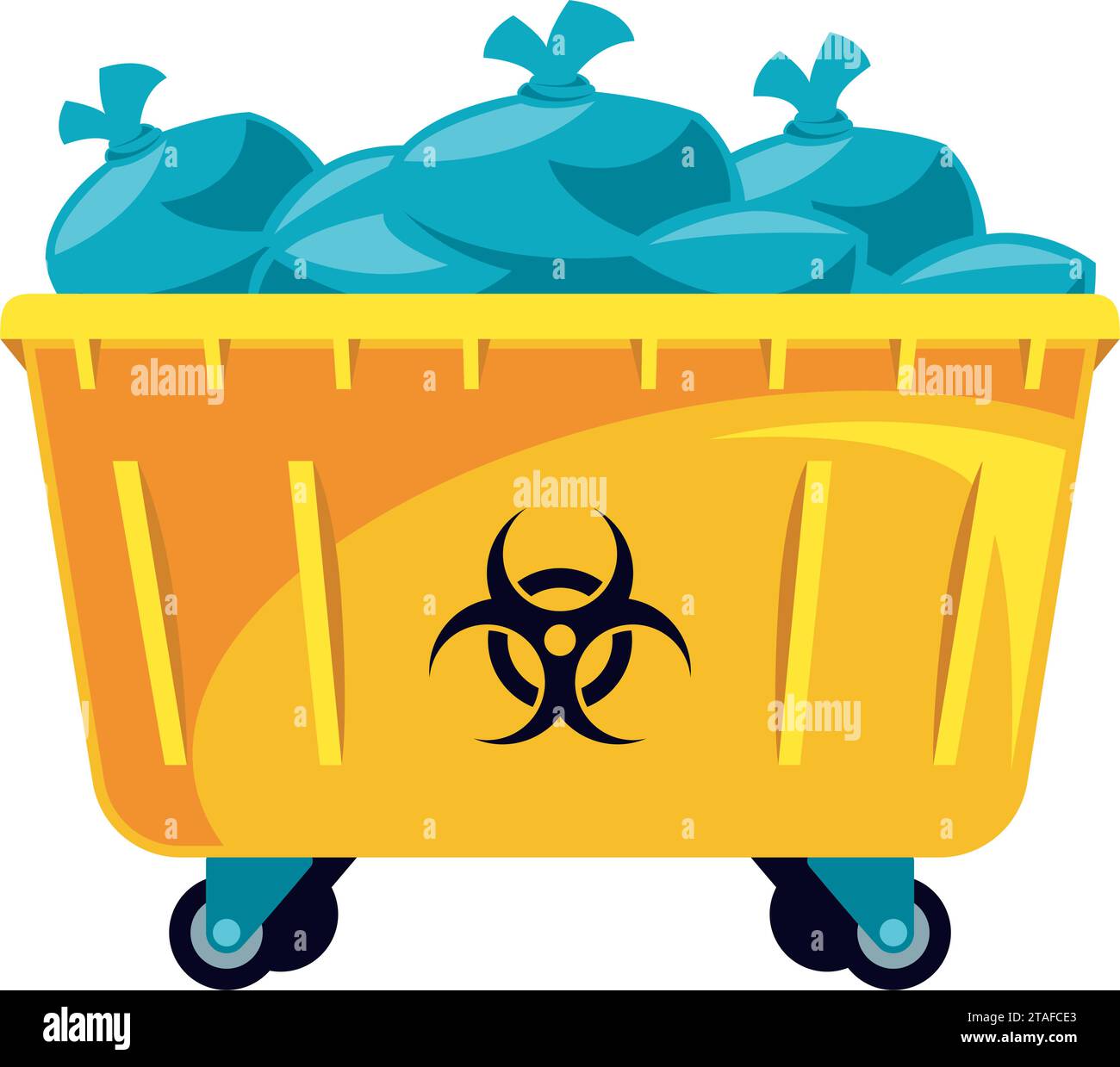 Chemical waste bin Stock Vector Images - Alamy