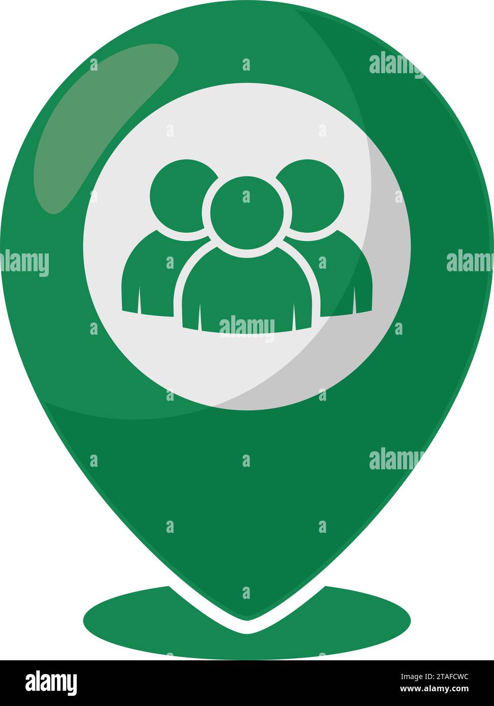 meeting point location pin illustration Stock Vector Image & Art - Alamy