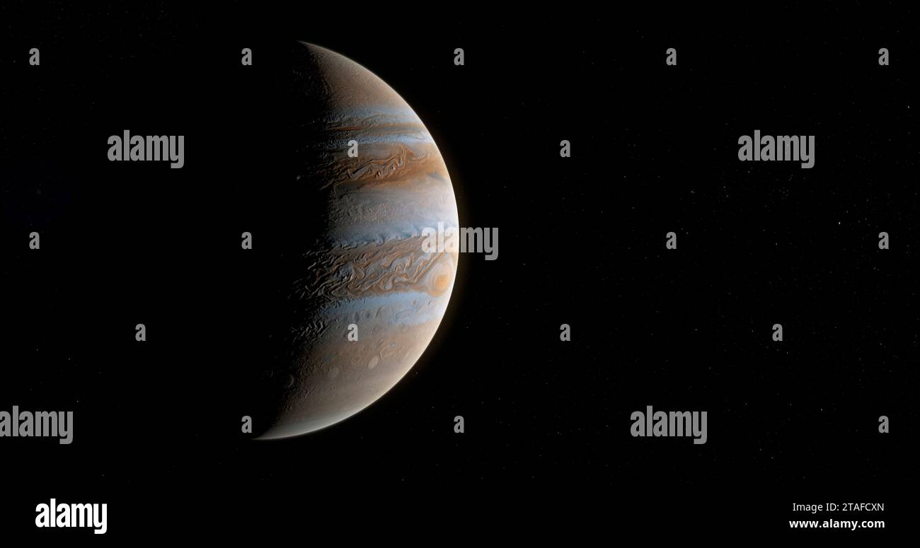 Planet Jupiter in outer space Stock Photo - Alamy