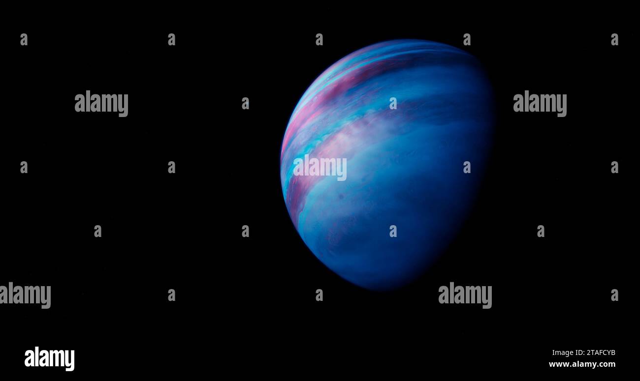 Alien blue gas giant hi-res stock photography and images - Alamy
