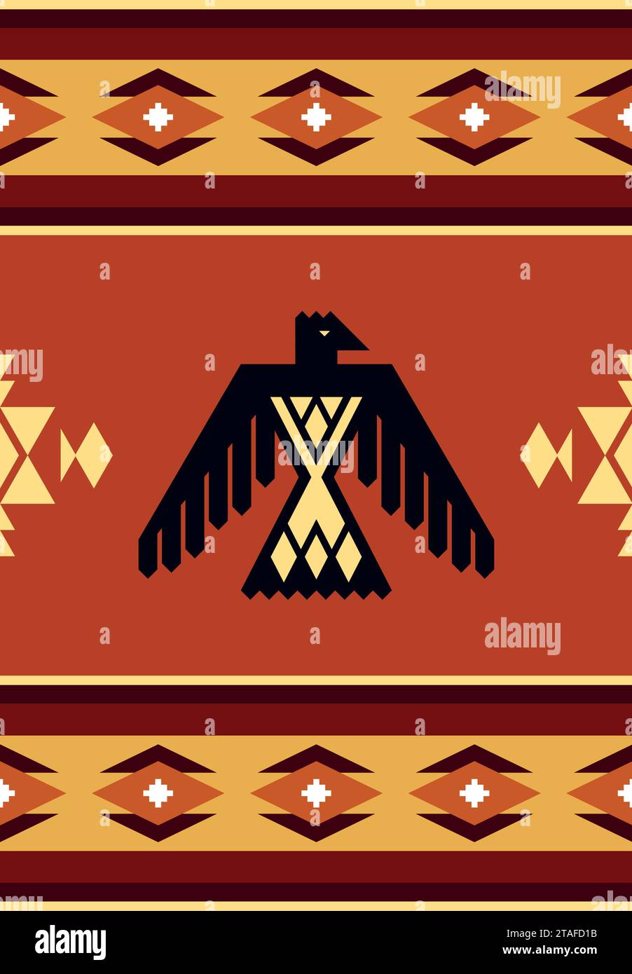 native american pattern of eagle Stock Vector Image & Art - Alamy