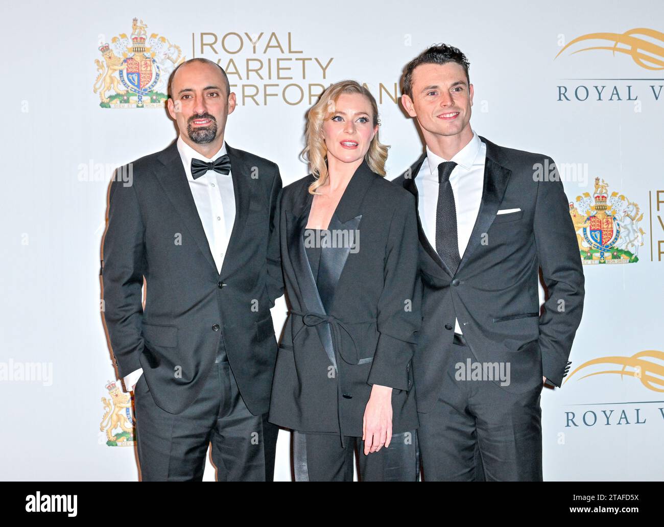 London, UK. 30th Nov, 2023. (L-R) Tom Edden, Carly Anderson and Charlie ...