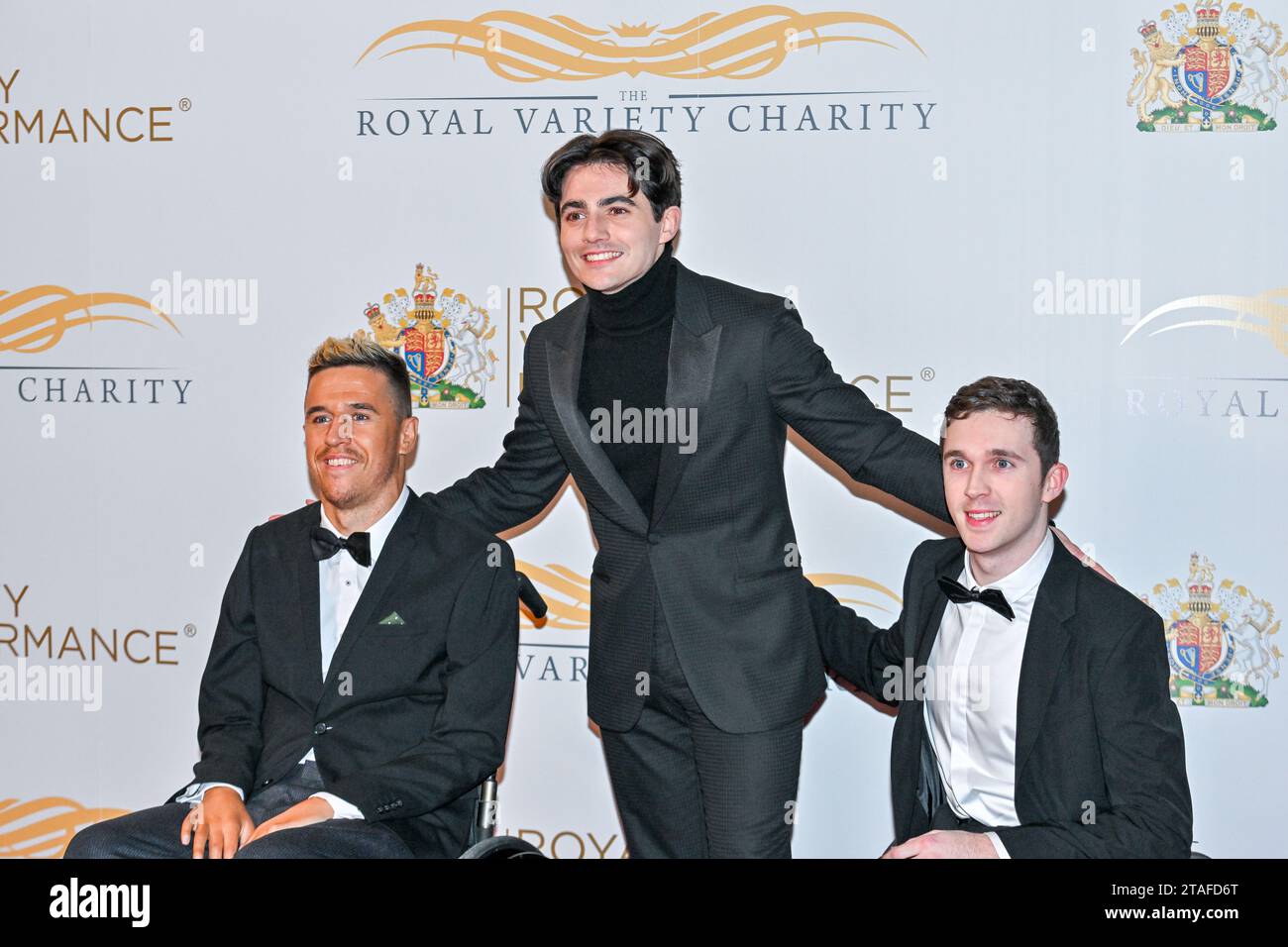 London, UK. 30th Nov, 2023. (L-R) Henry Fraser, Jonnie Amies and Ed ...