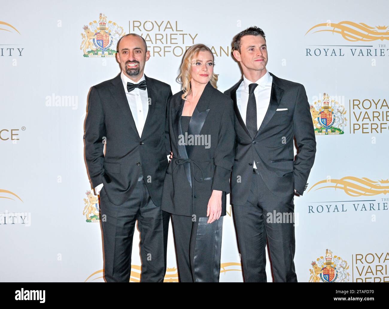 London, UK. 30th Nov, 2023. (L-R) Tom Edden, Carly Anderson and Charlie ...