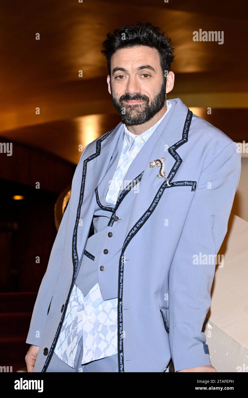 Morgan Spector poses during the cast photo call for HBO's "The Gilded ...