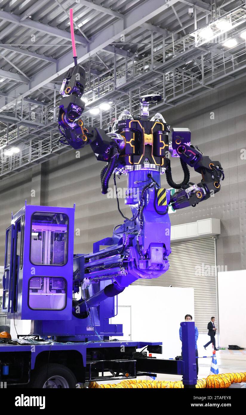 Tokyo, Japan. 30th Nov, 2023. Japan's robot maker Man-Machine Synergy ...