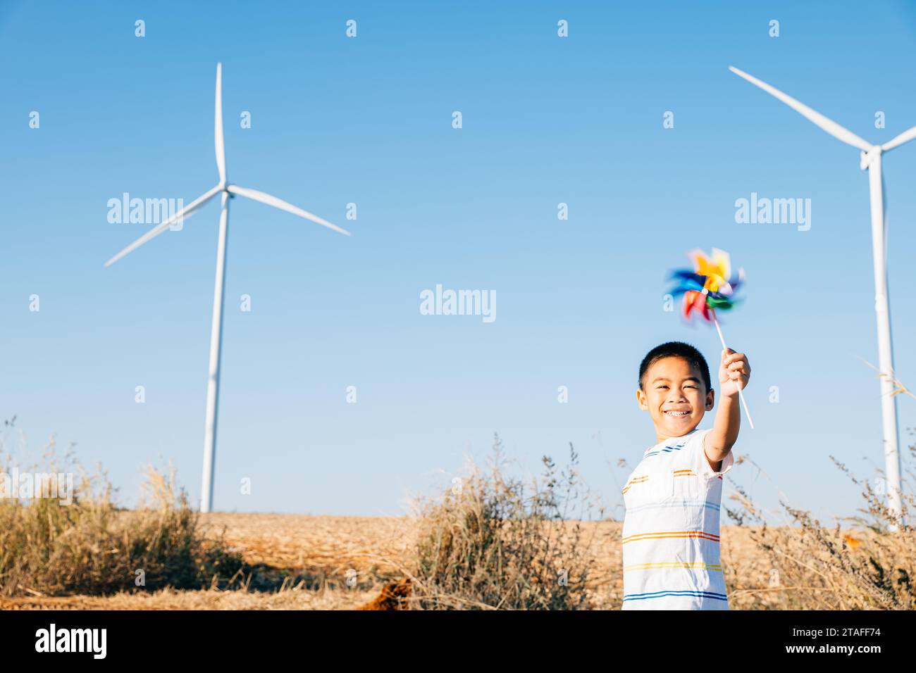 Child nature fascination plant hi-res stock photography and images - Alamy
