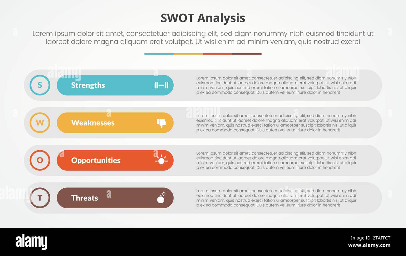 swot business framework strategic template infographic concept for ...
