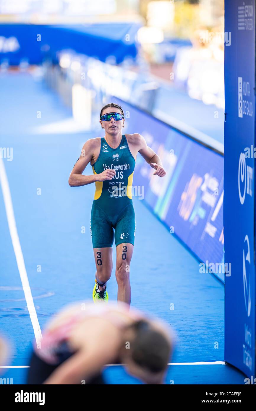 Natalie Van Coevorden participating in Pontevedra in the 2023 World ...