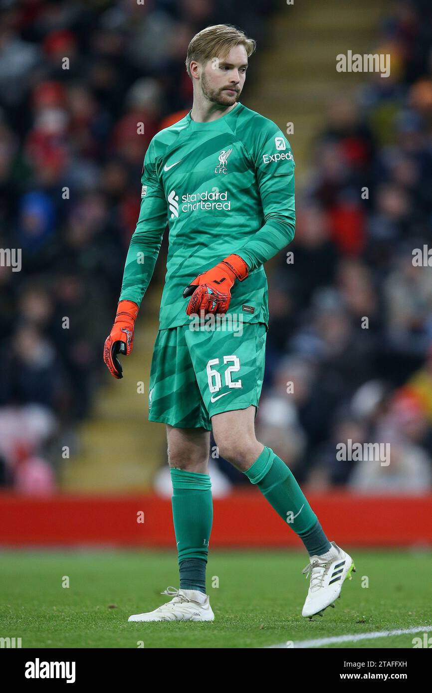 Liverpool, UK. 30th Nov, 2023. Caoimhin Kelleher the goalkeeper of ...