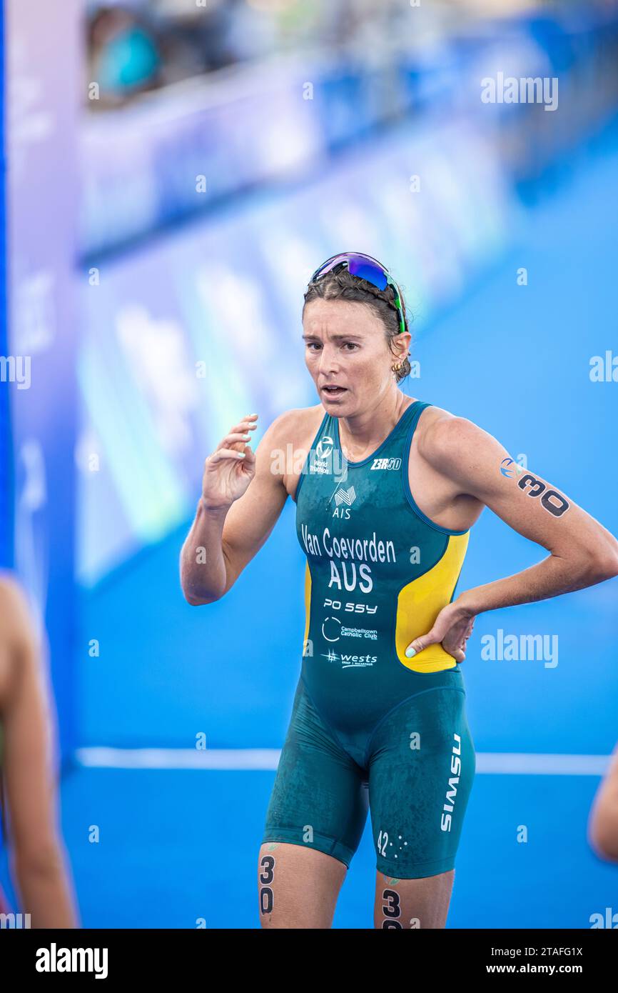 Natalie Van Coevorden participating in Pontevedra in the 2023 World ...