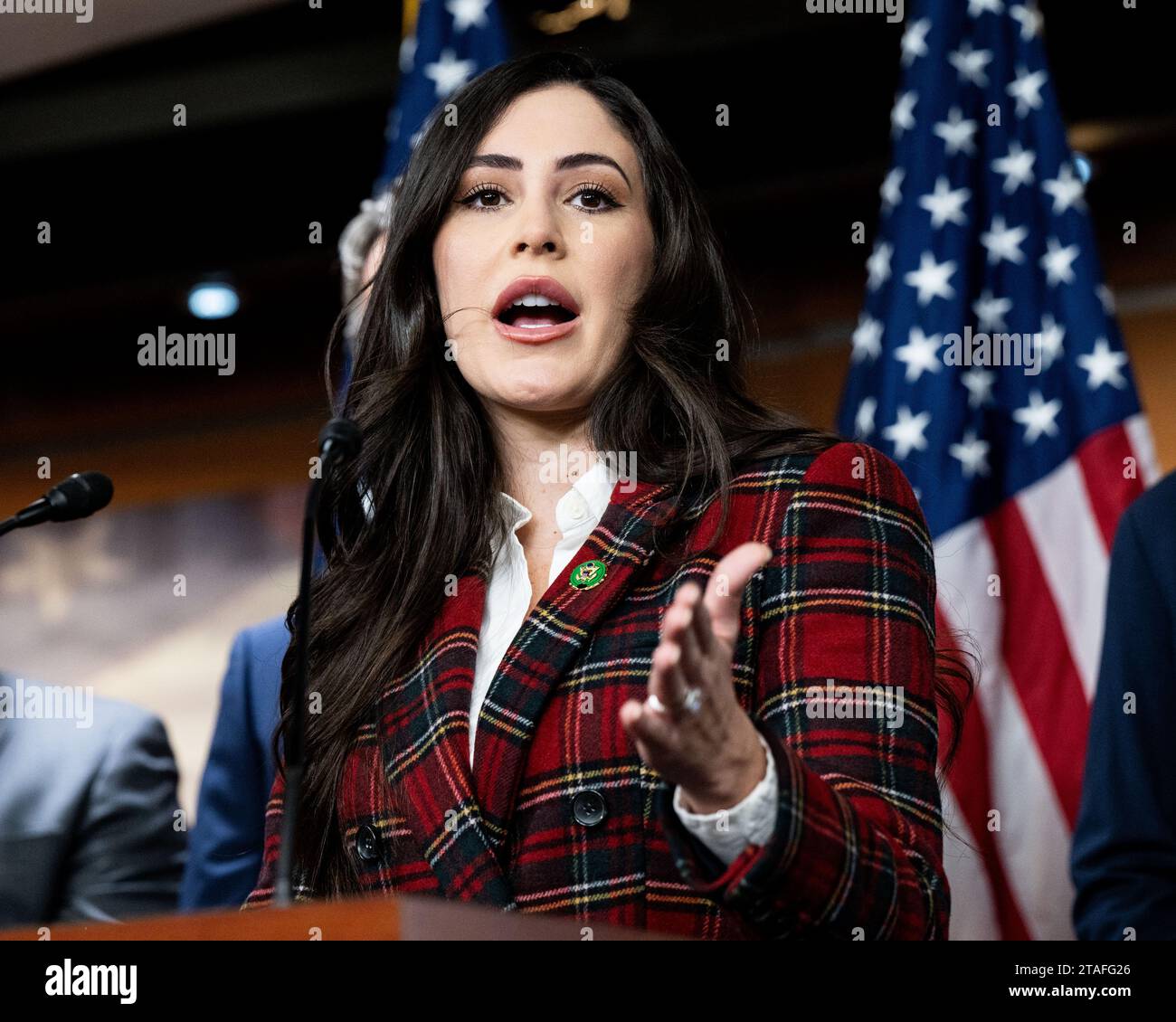 Washington United States 30th Nov 2023 Us Representative Anna Paulina Luna R Fl Speaking