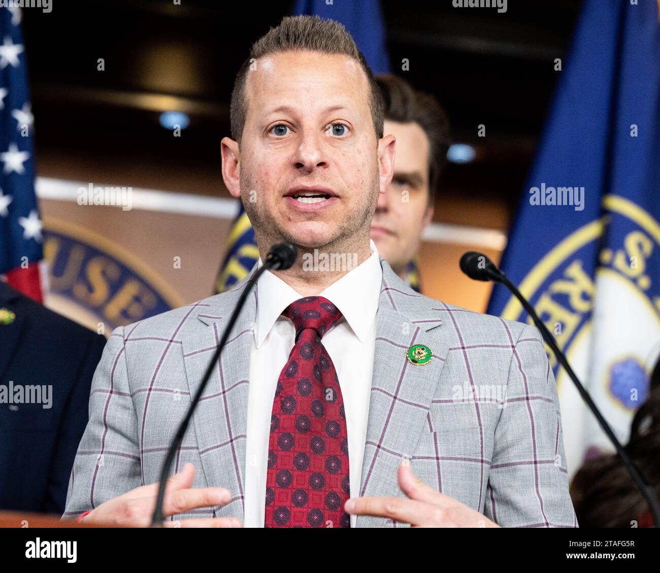 Washington, United States. 30th Nov, 2023. U.S. Representative Jared ...