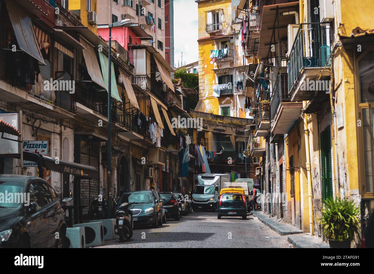 Street of Naples, Italy Stock Photo - Alamy
