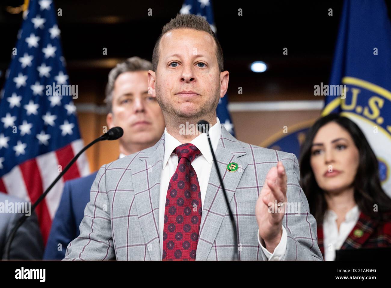 Washington, United States. 30th Nov, 2023. U.S. Representative Jared ...