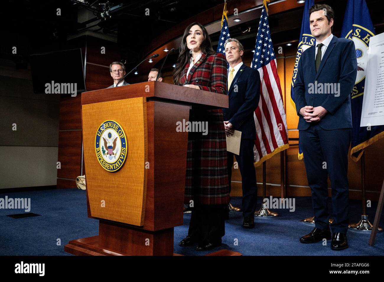 Washington, United States. 30th Nov, 2023. U.S. Representative Anna ...