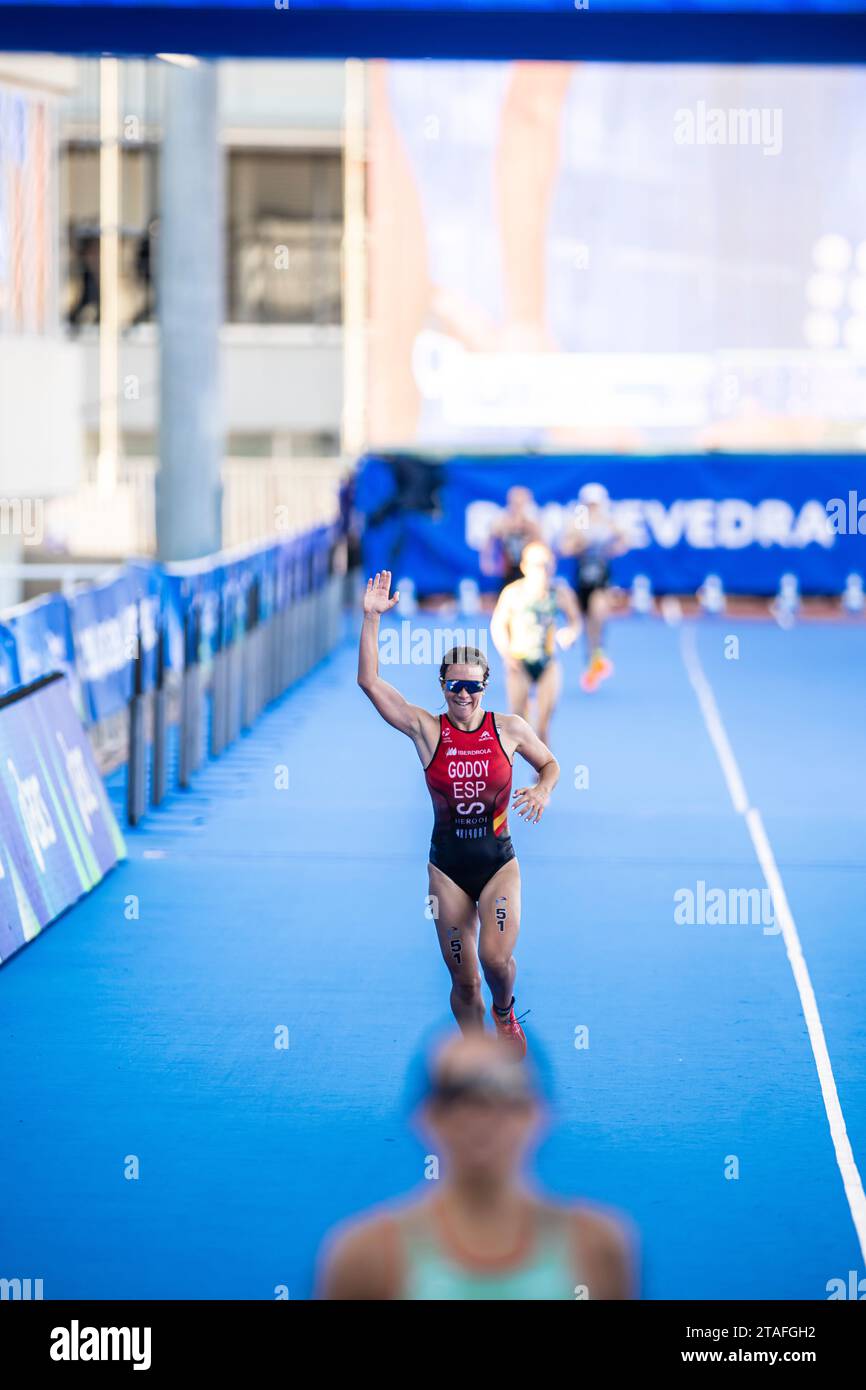 Anna Godoy Contreras participating in Pontevedra in the 2023 World ...