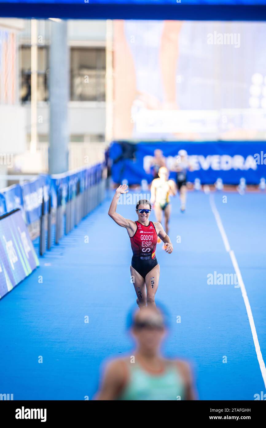 Anna Godoy Contreras participating in Pontevedra in the 2023 World ...