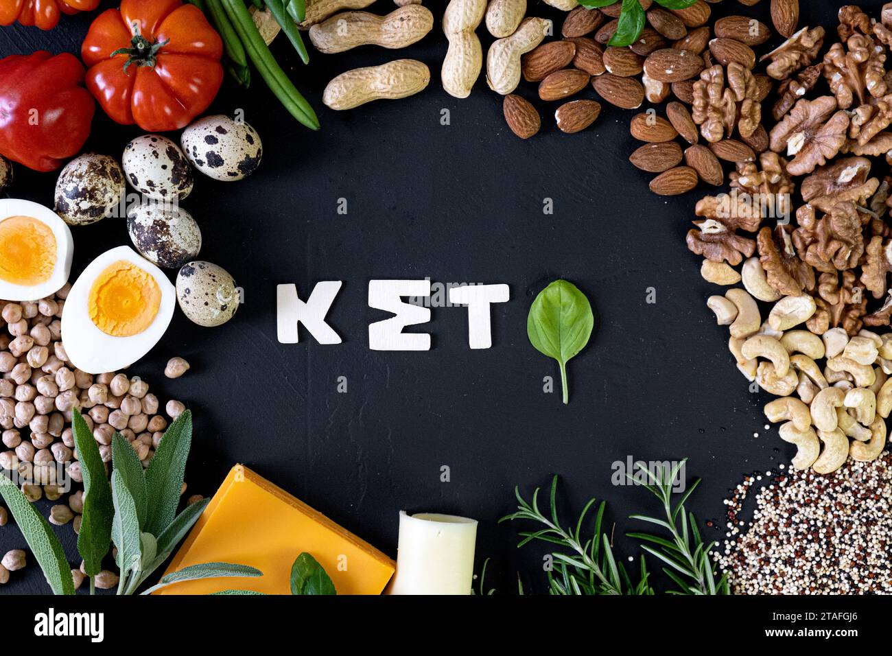 Nuts word made from hi-res stock photography and images - Alamy