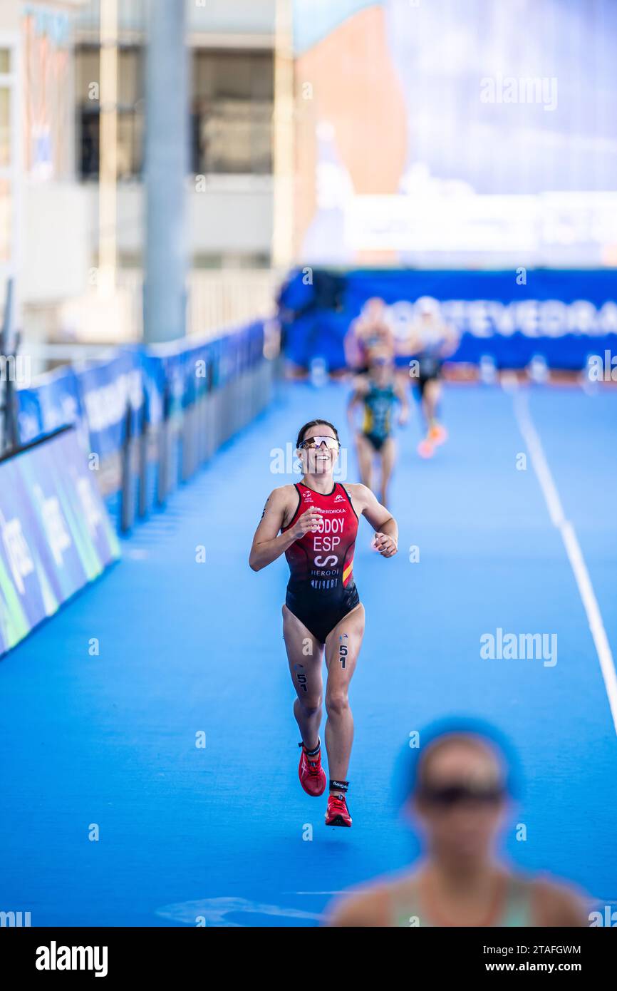 Anna Godoy Contreras participating in Pontevedra in the 2023 World ...