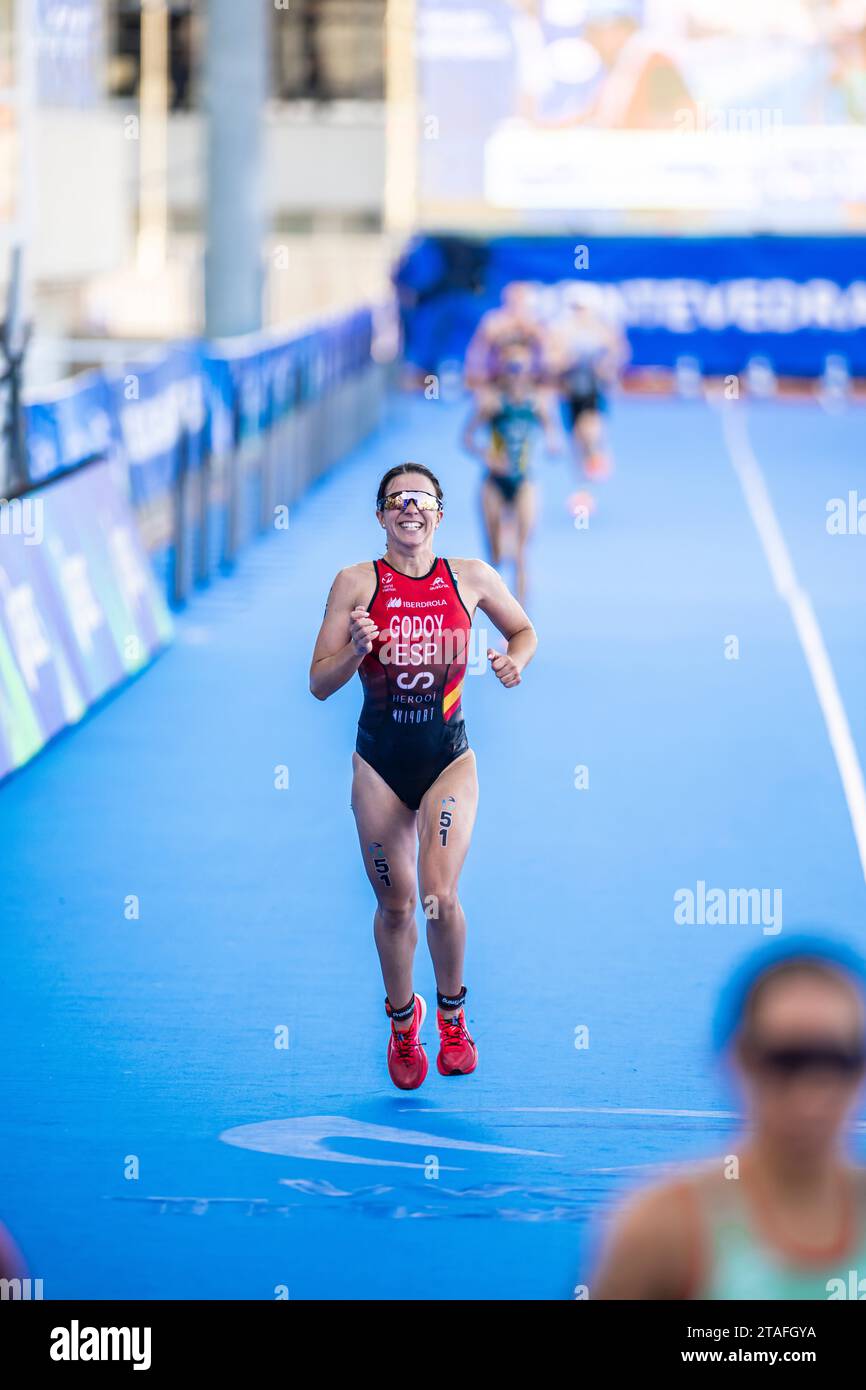 Anna Godoy Contreras participating in Pontevedra in the 2023 World ...