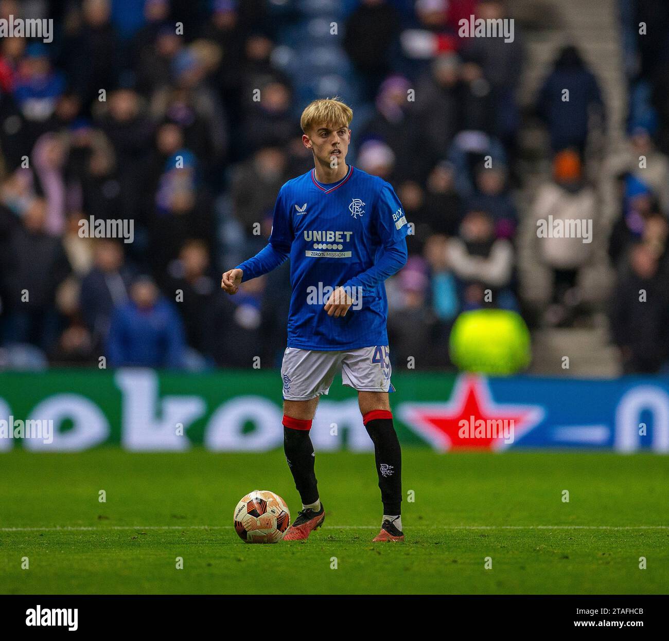 30th November 2023; Ibrox Stadium, Glasgow, Scotland: Europa League ...