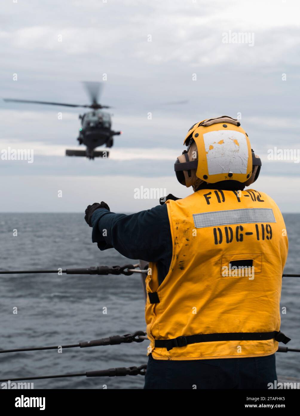 231111-N-EJ843-1107 ATLANTIC OCEAN (Nov. 11, 2023) - Boatswain's Mate ...