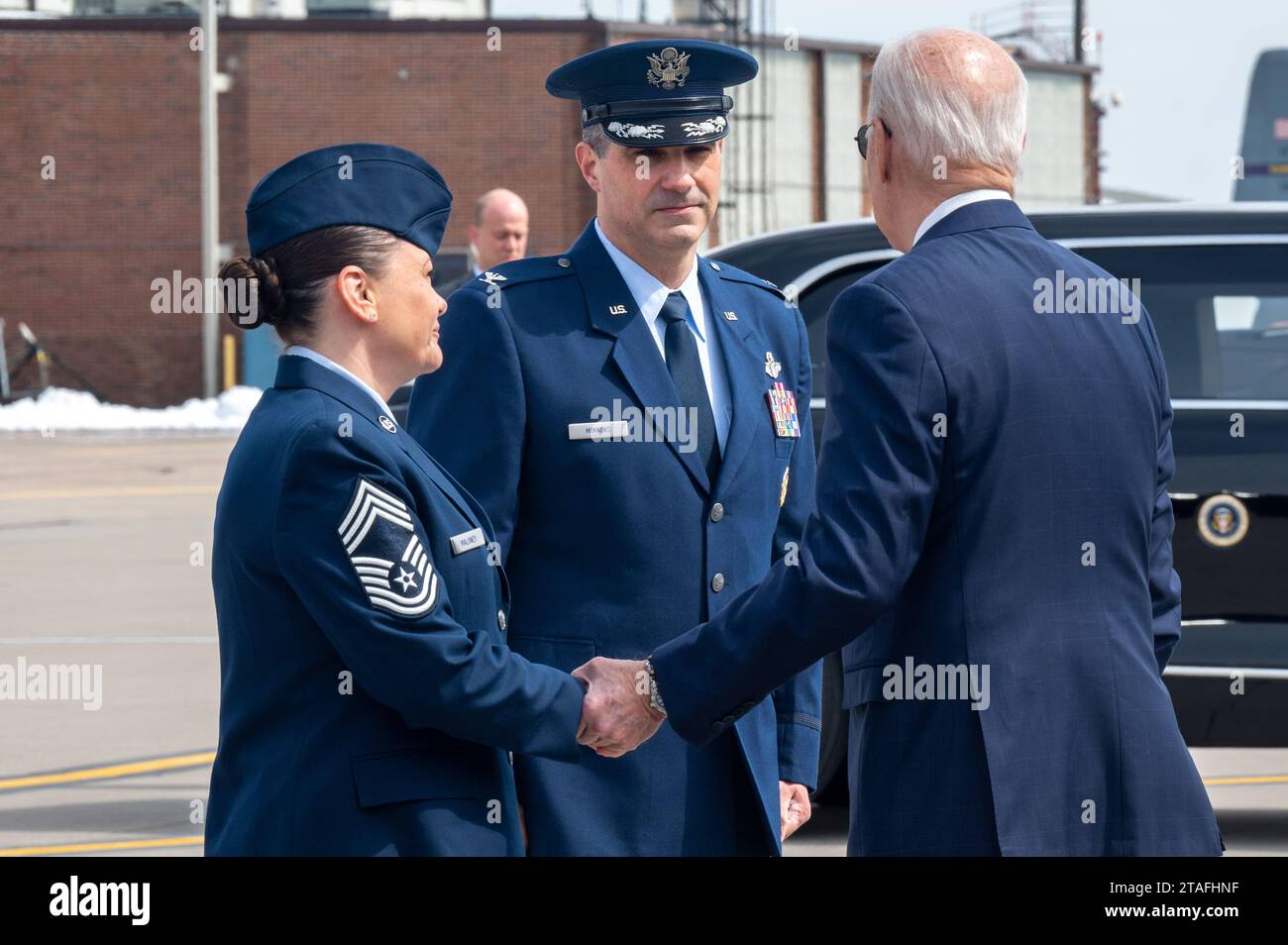 Chief Master Sgt. Kristen Maloney, a 934th Mission Support Group senior ...