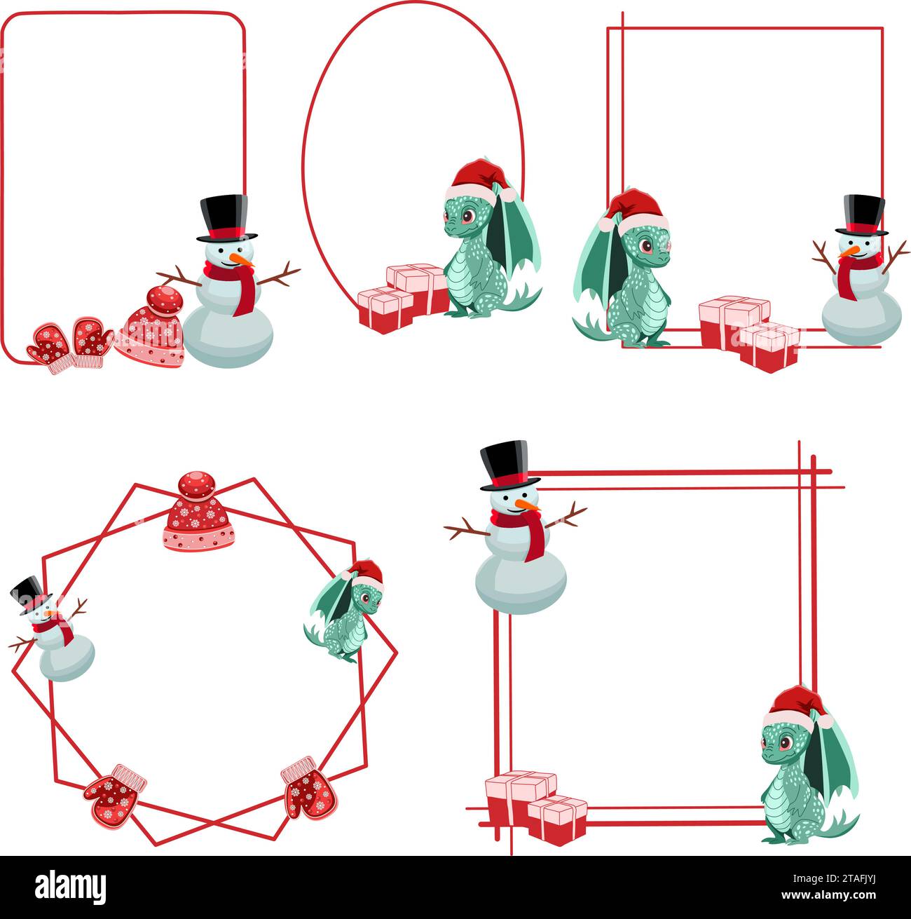 Frame with dragon Cut Out Stock Images & Pictures - Alamy