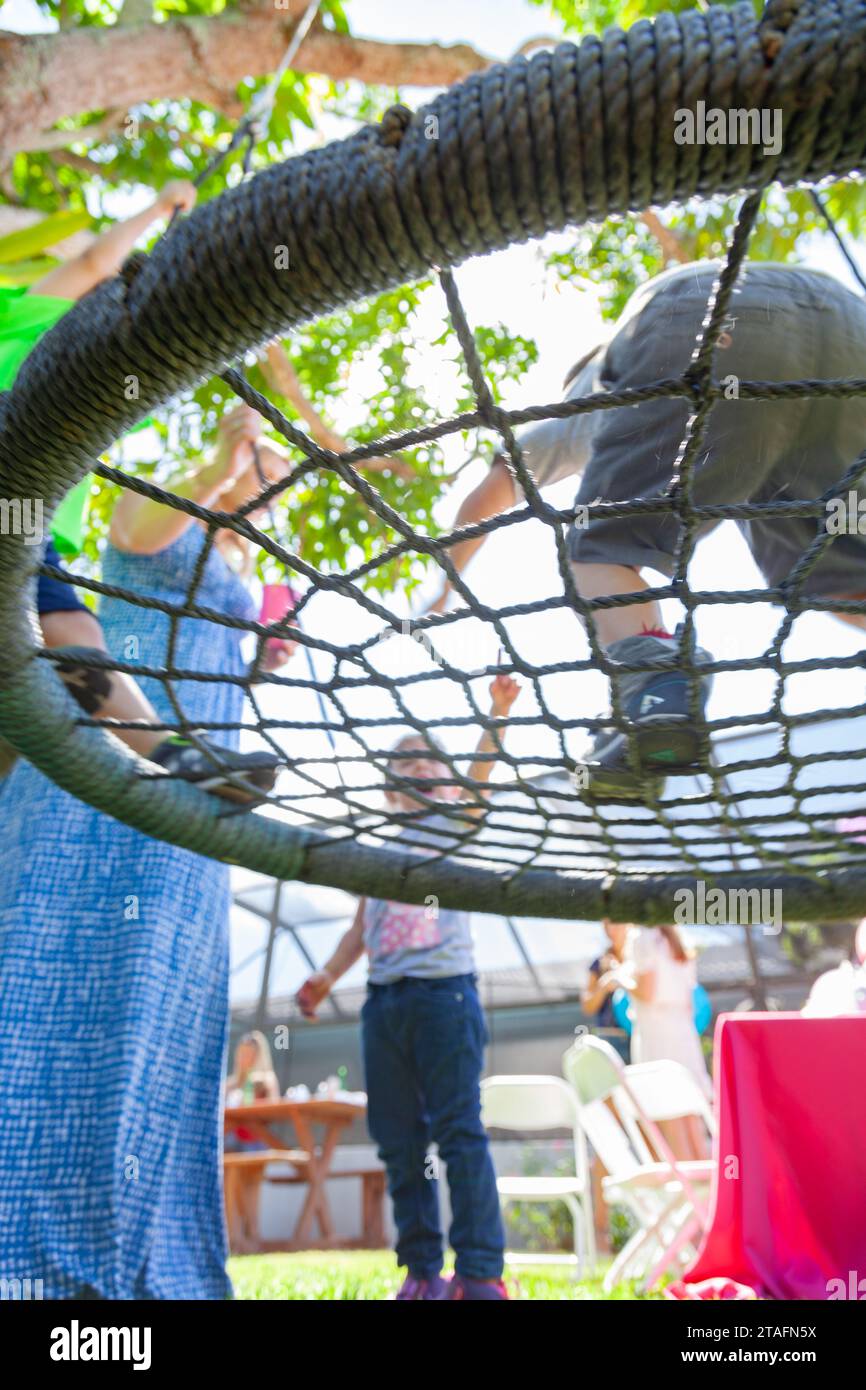 Using a swing hi-res stock photography and images - Alamy