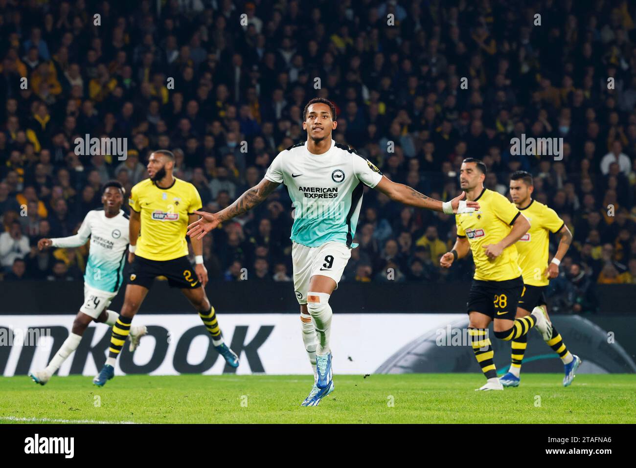 Athens, Greece. Credit: D. 30th Nov, 2023. Joao Pedro (Brighton ...