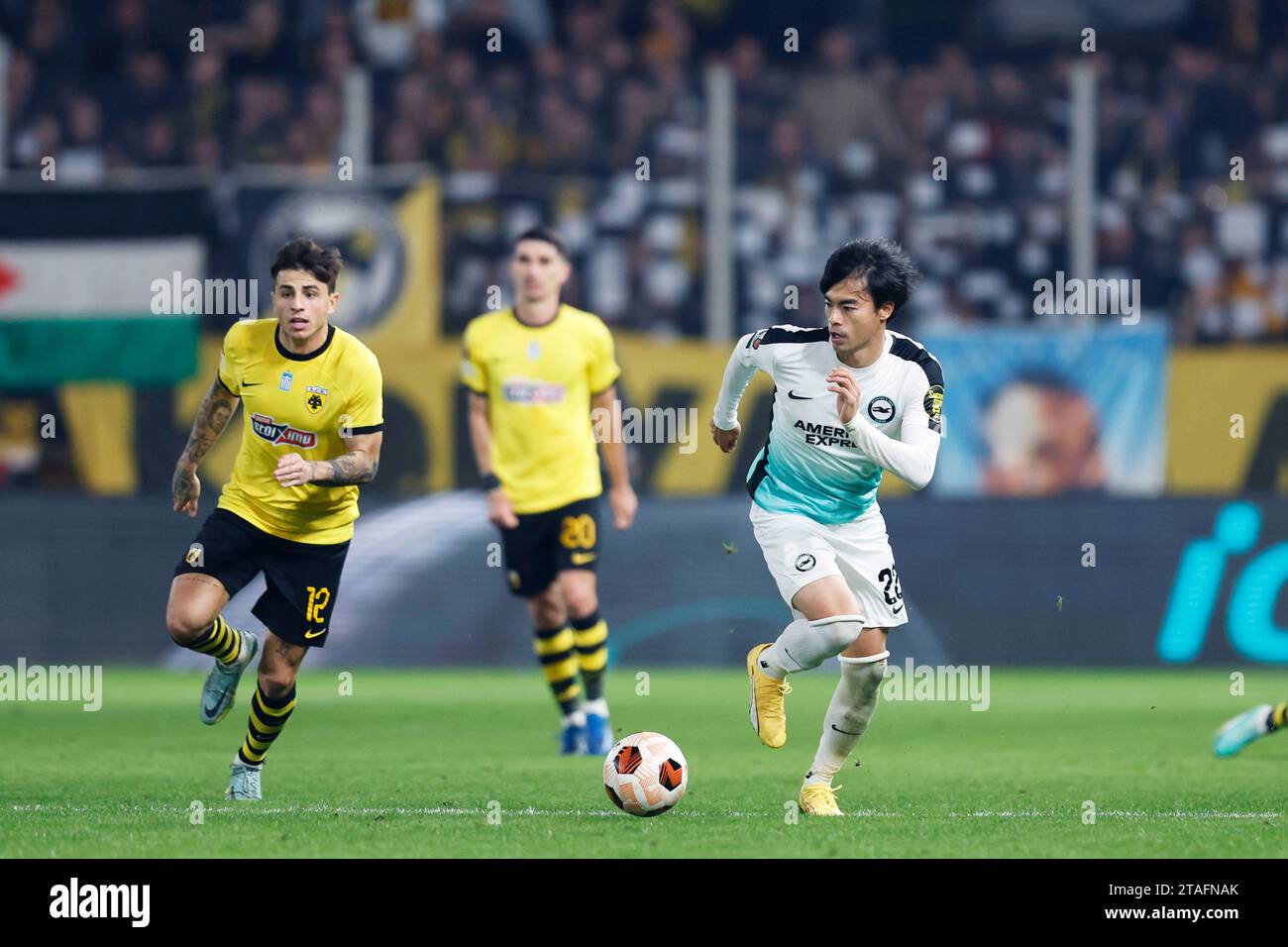 Athens, Greece. Credit: D. 30th Nov, 2023. Kaoru Mitoma (Brighton ...