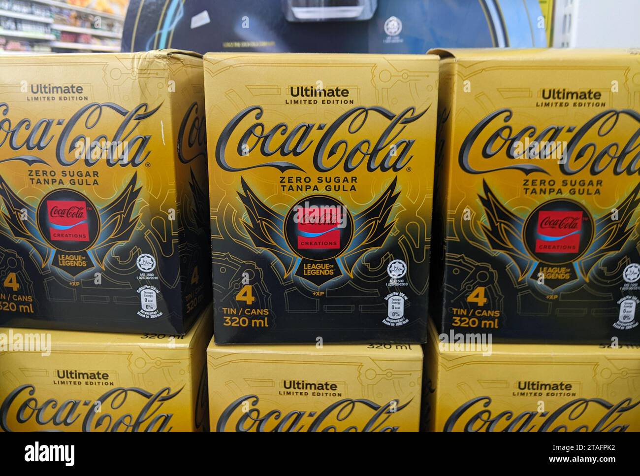 Pantai remis,Perak October 1 2023: Coca Cola ultimate limited edition ...