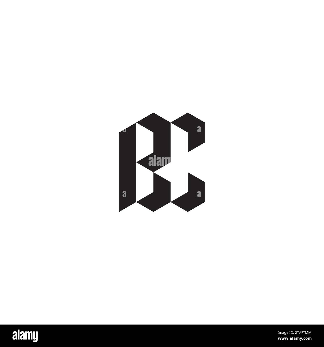 Bc initial Stock Vector Images - Alamy