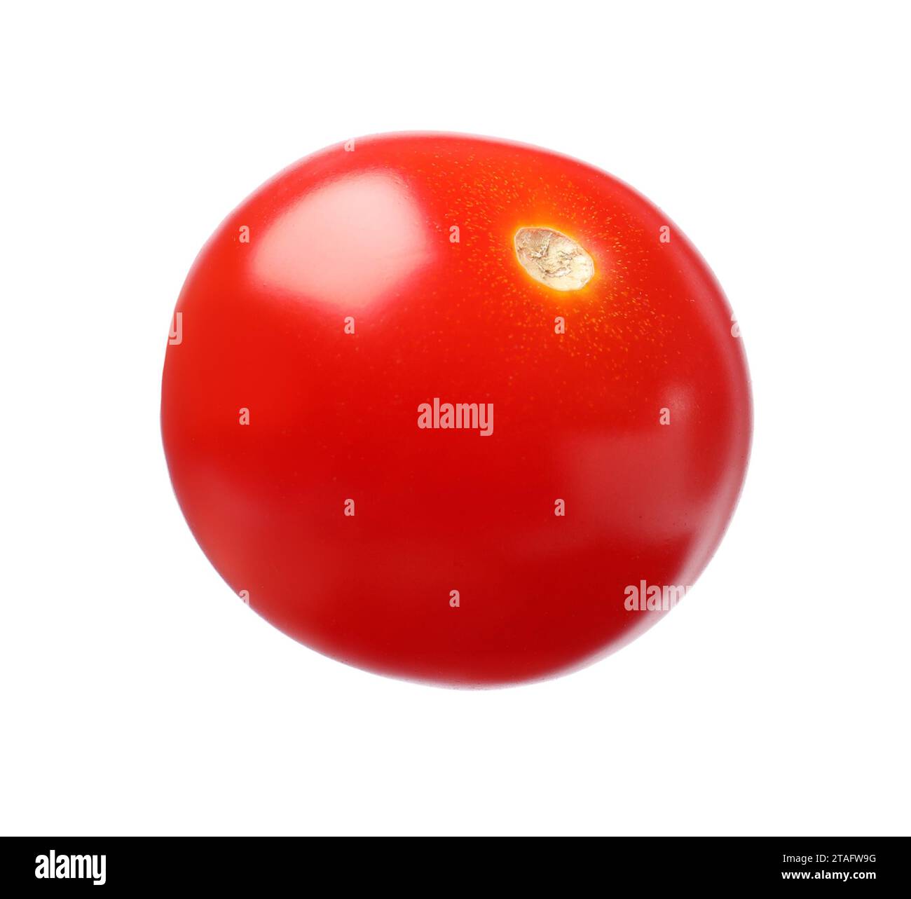 One fresh ripe tomato isolated on white Stock Photo - Alamy