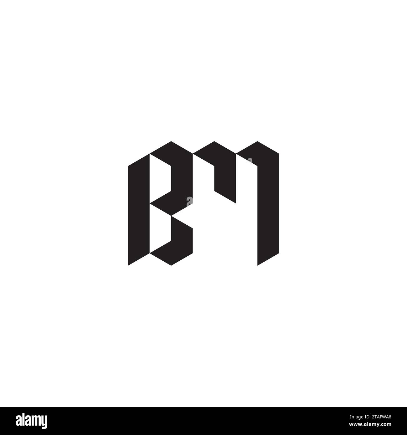 BM initial logo letters in high quality professional design that will ...