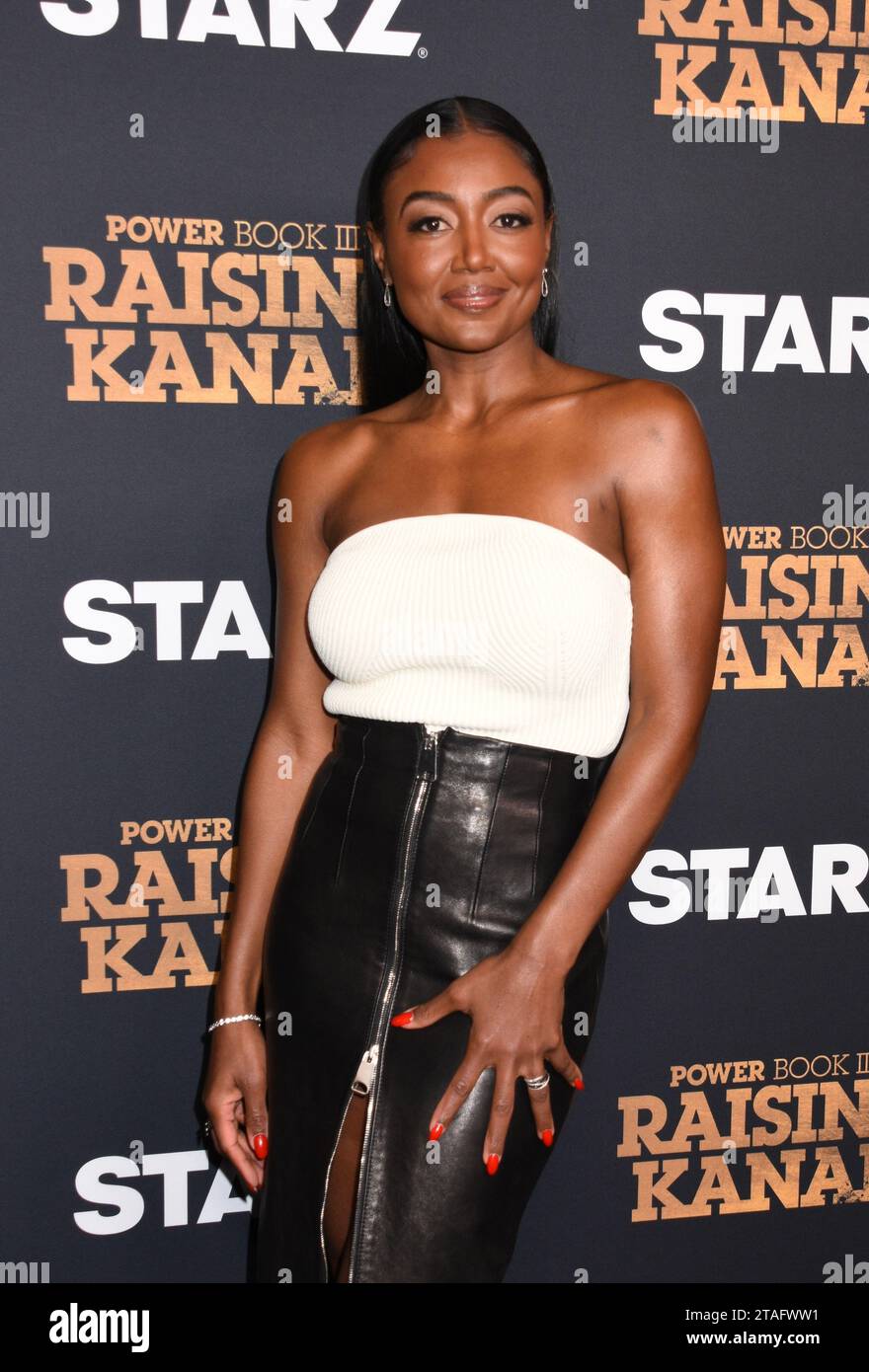 New York, NY, USA. 30th Nov, 2023. Patina Miller at the NY premiere of ...
