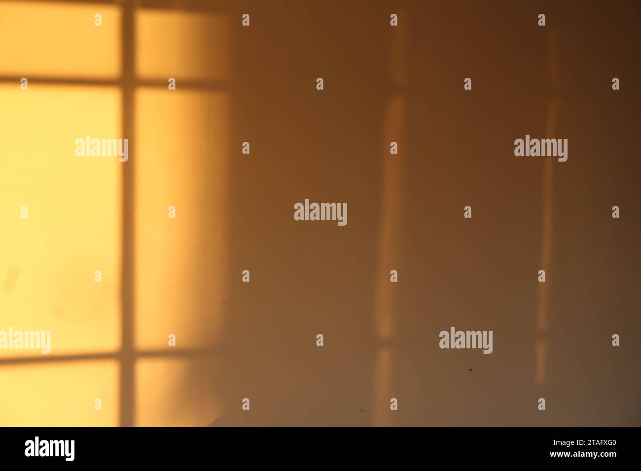 Light and shadow from window on wall Stock Photo - Alamy