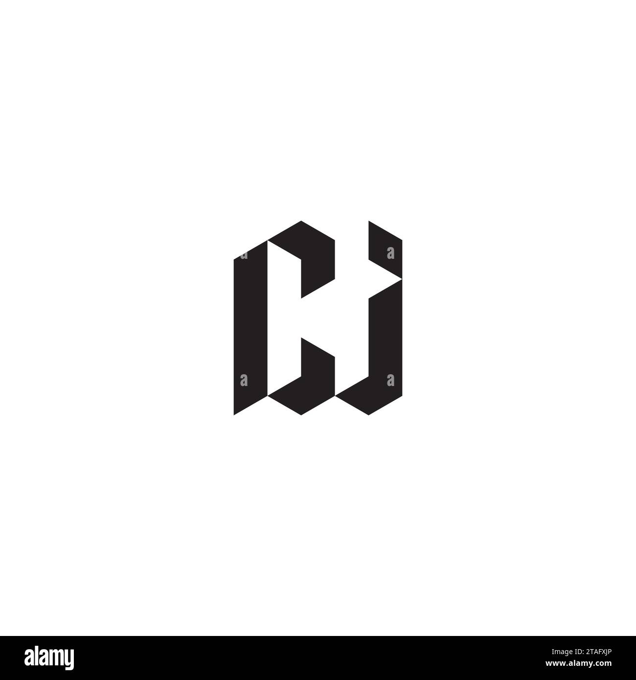 CJ initial logo letters in high quality professional design that will ...