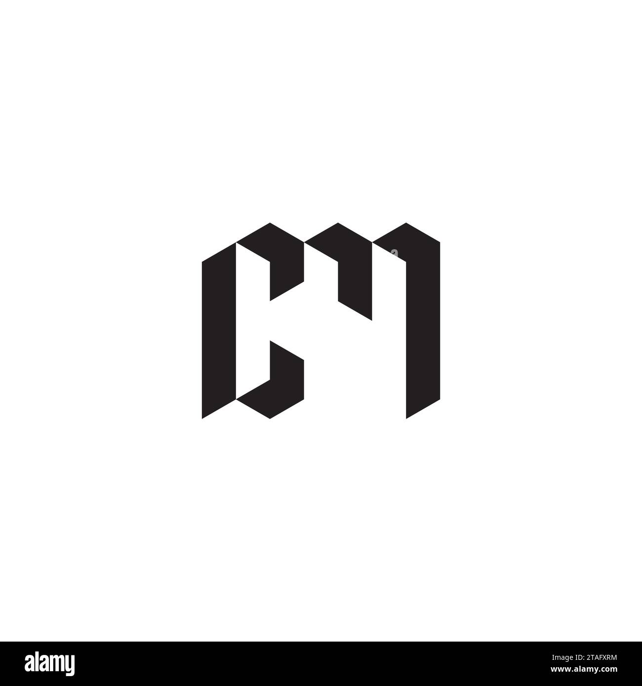 CM initial logo letters in high quality professional design that will ...