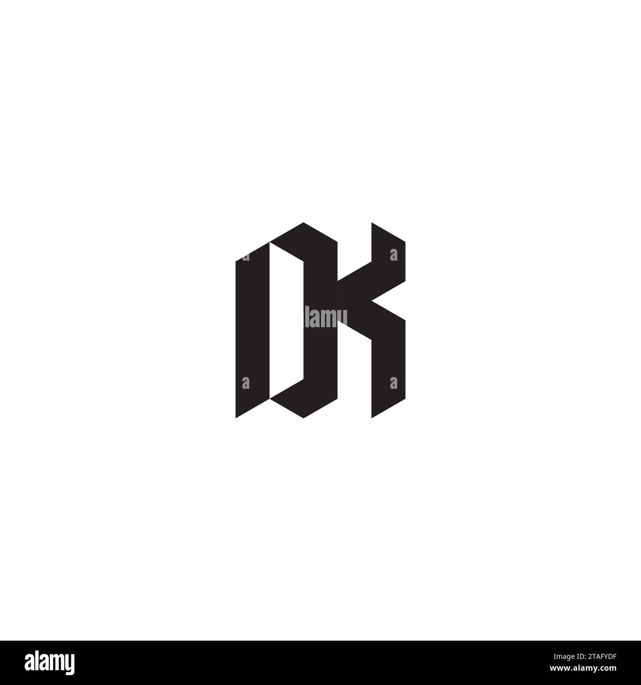 DK initial logo letters in high quality professional design that will ...