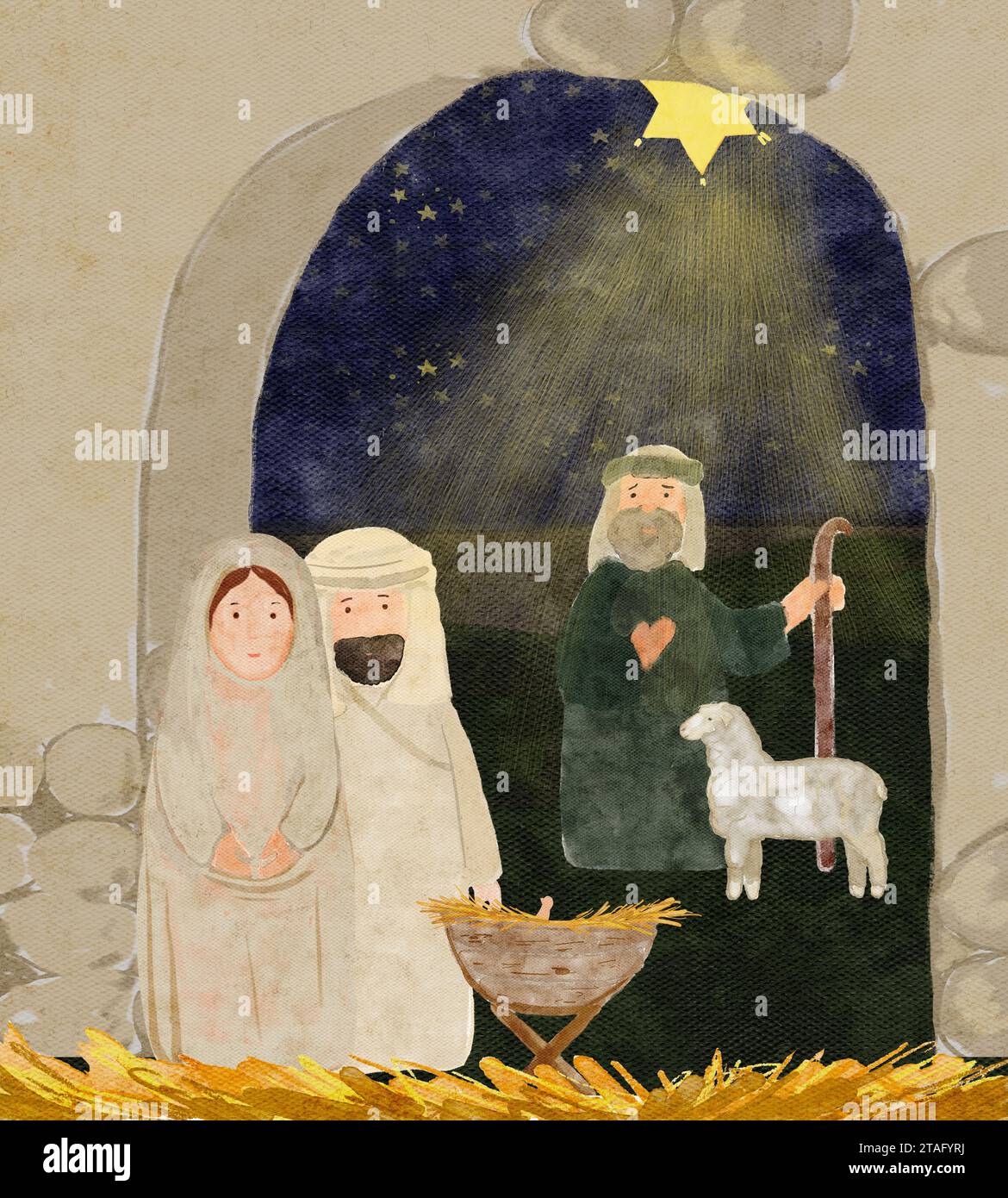 Bible card shepherd hi-res stock photography and images - Alamy