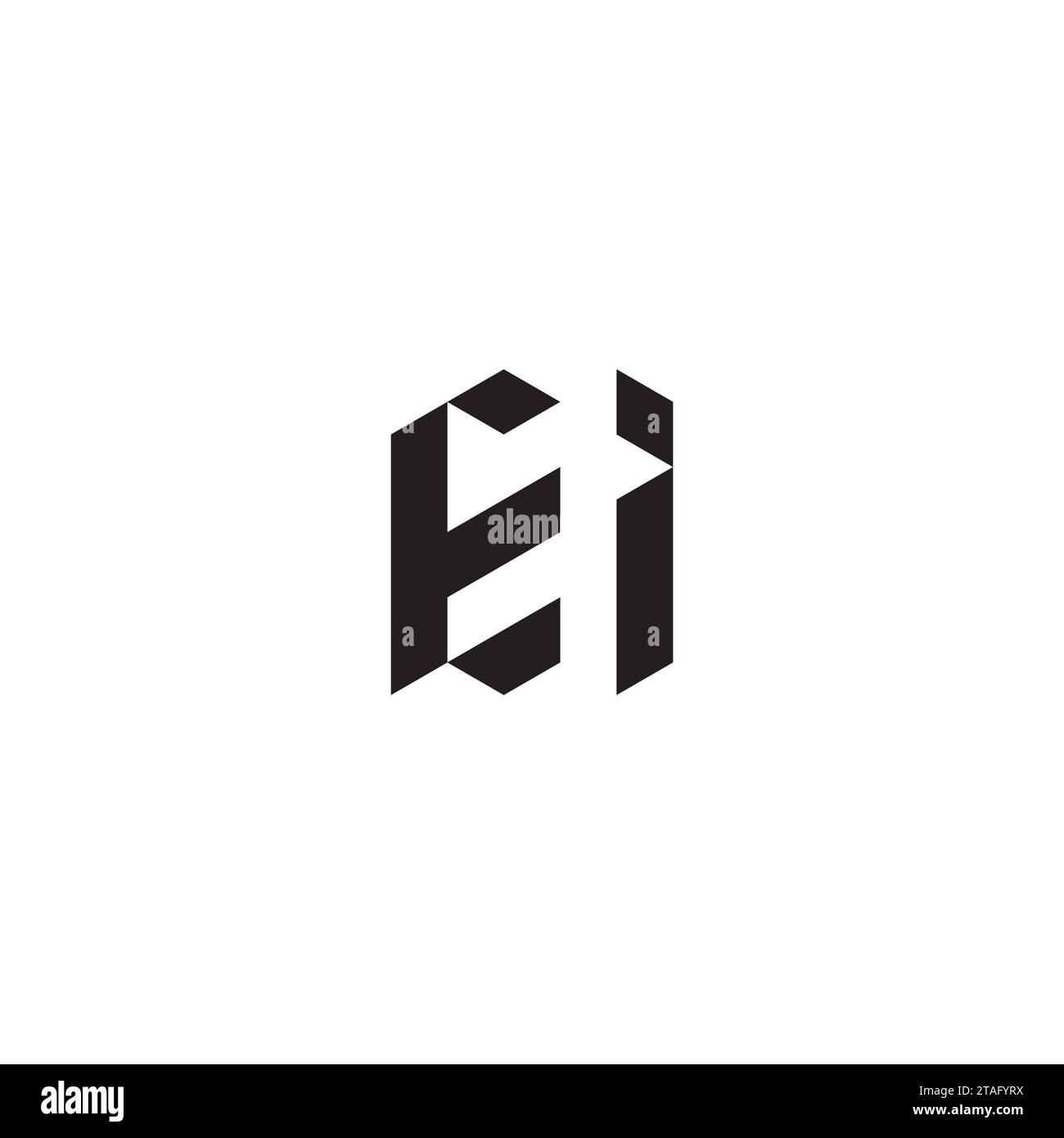 EI initial logo letters in high quality professional design that will print well across any ...