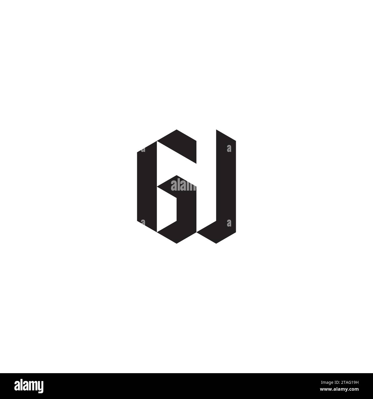 GU initial logo letters in high quality professional design that will ...