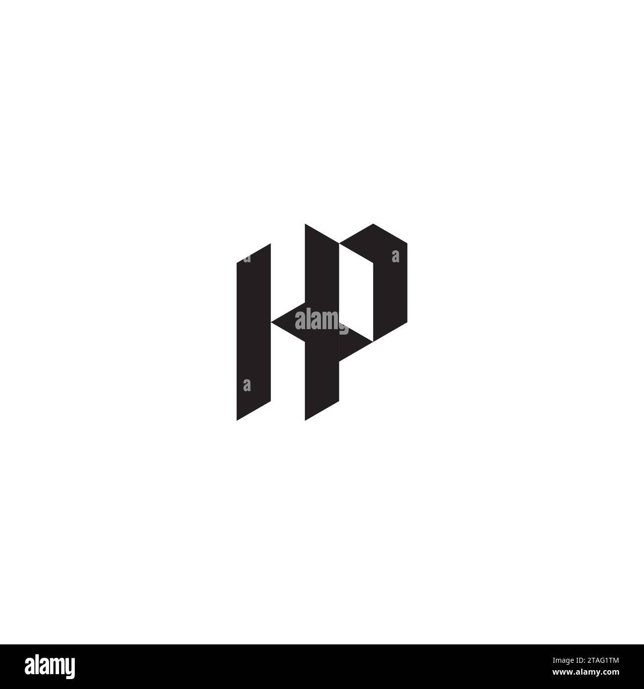 Hp logo design vector vectors hi-res stock photography and images - Alamy