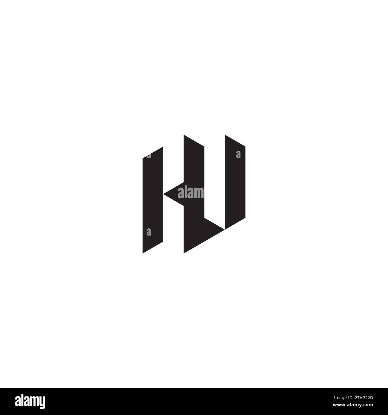 HV initial logo letters in high quality professional design that will ...