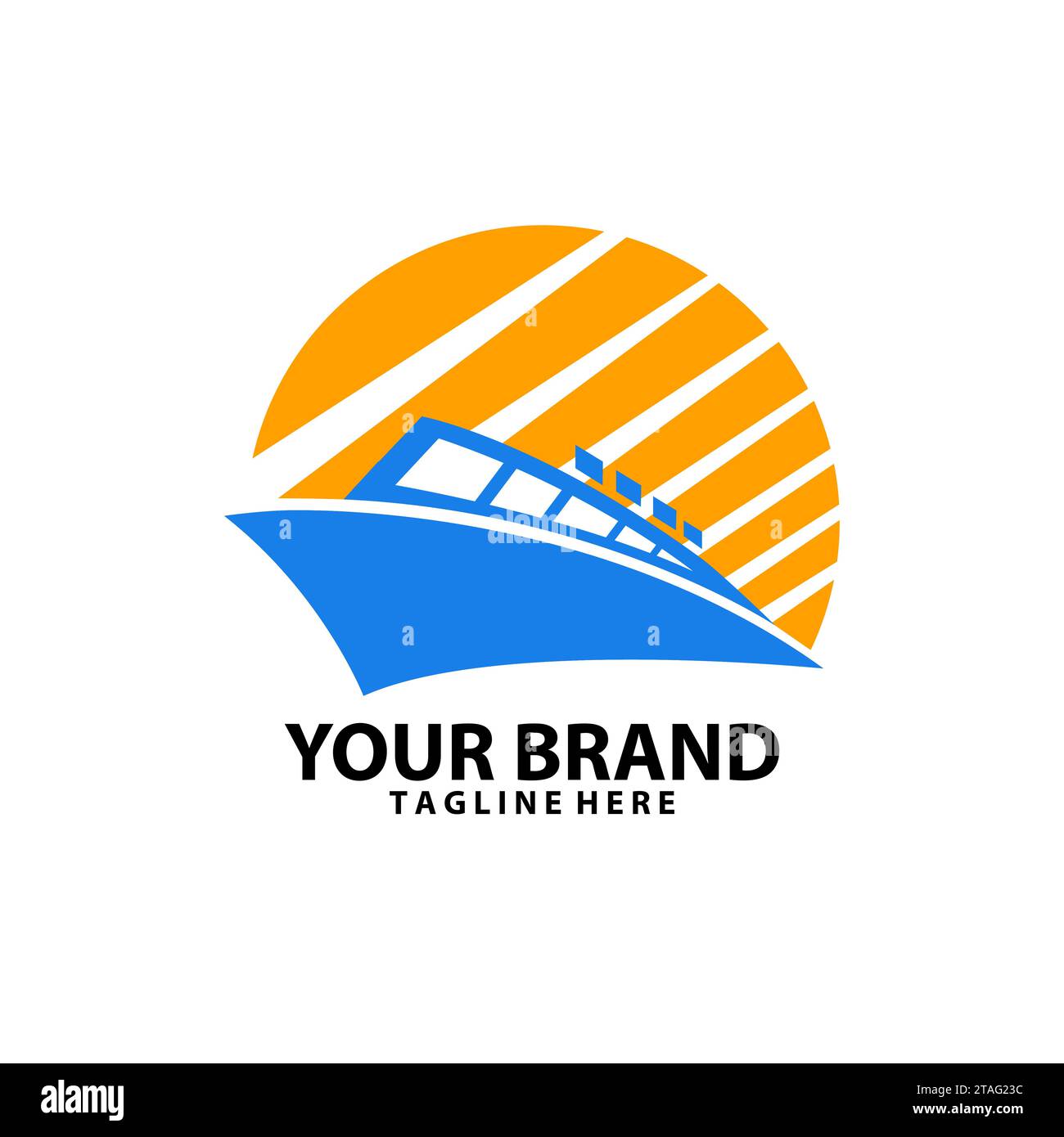 Freight logo design hi-res stock photography and images - Alamy