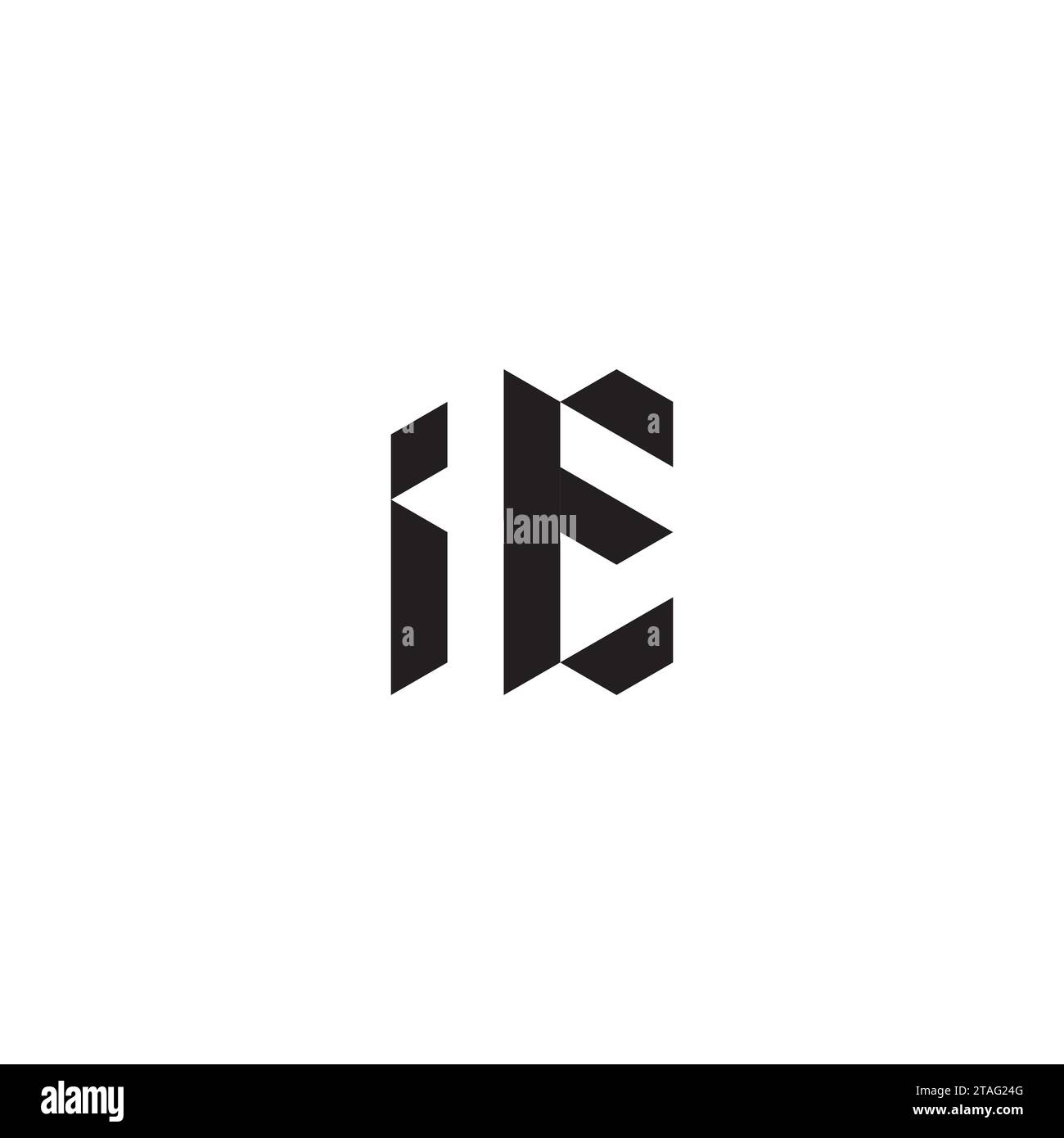 IE initial logo letters in high quality professional design that will ...