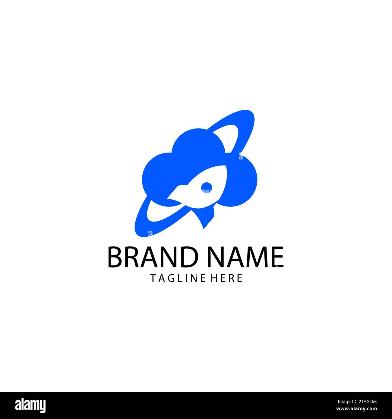 space cloud flight logo design vector Stock Vector Image & Art - Alamy