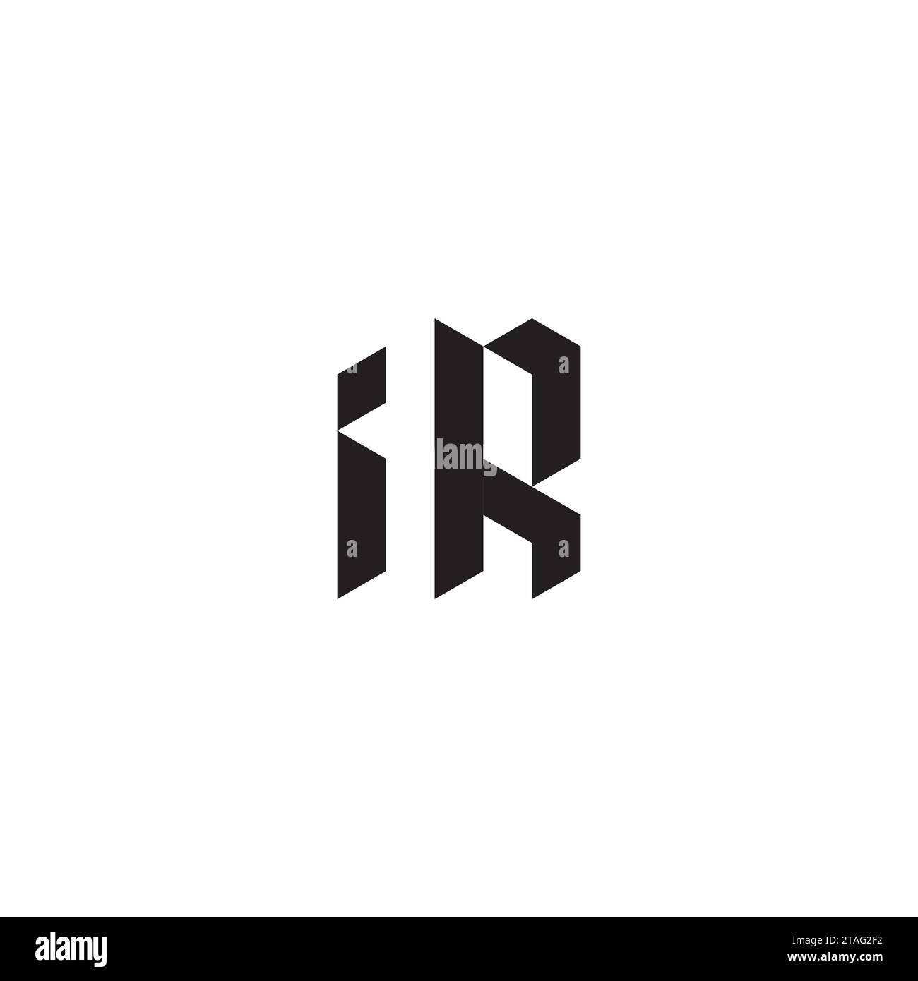 IR initial logo letters in high quality professional design that will ...